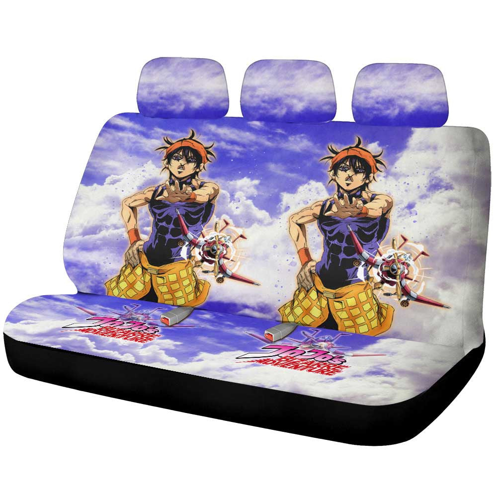 Narancia Ghirga Car Back Seat Cover Custom Jojos Bizarre Adventures A