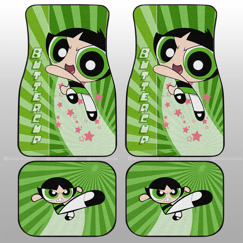 Buttercup The Powerpuff Girls Car Floor Mats Custom Car Accessories
