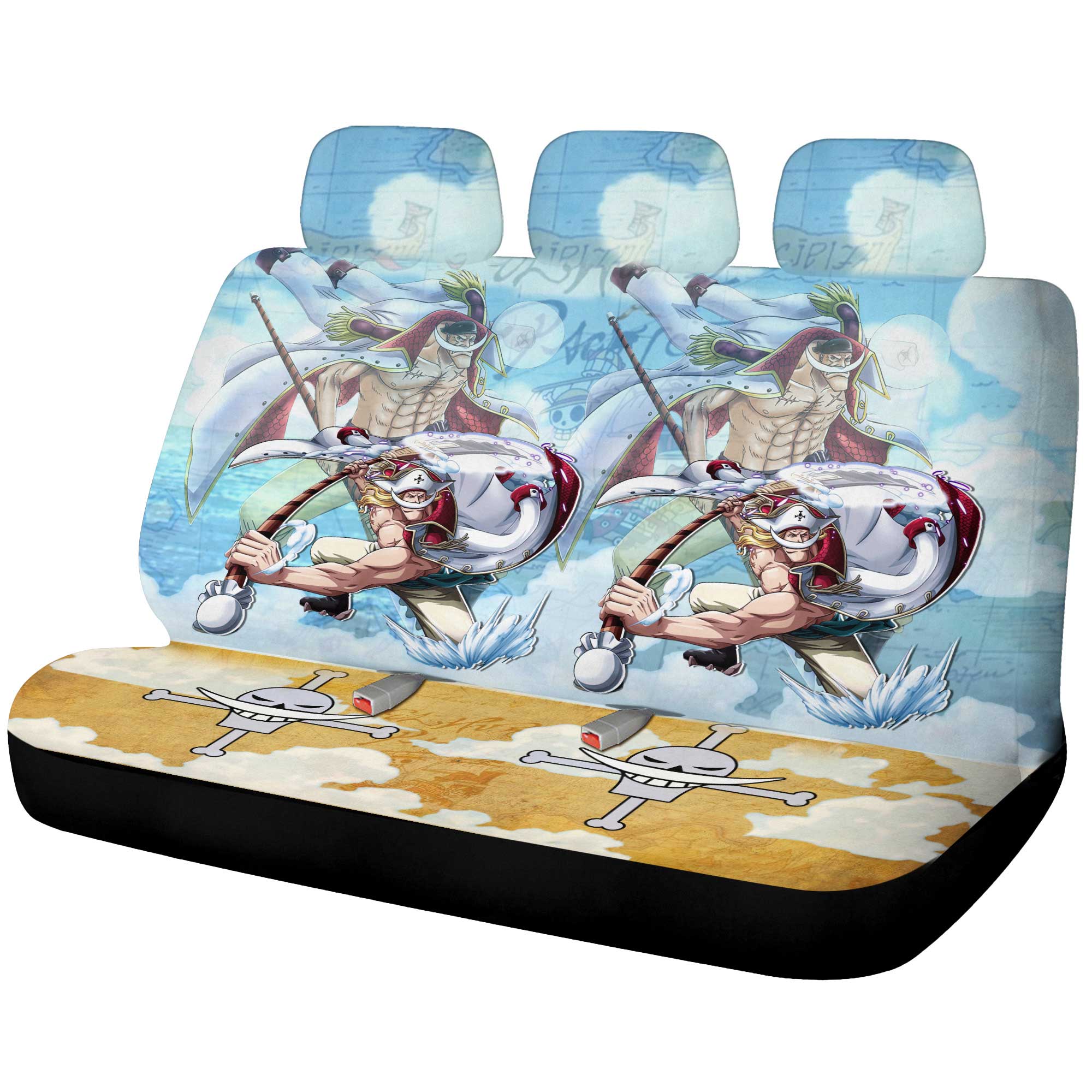 Edward Newgate Car Back Seat Covers Custom Map Car Accessories