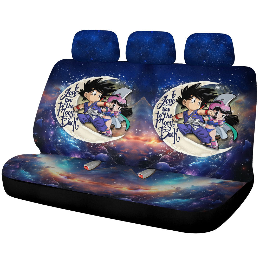 Goku And Chi Chi Car Back Seat Covers Custom Car Accessories