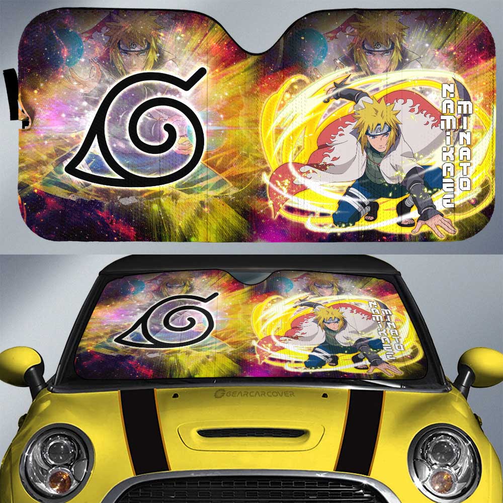 Namikaze Minato Car Sunshade Custom Characters Anime Car Accessories