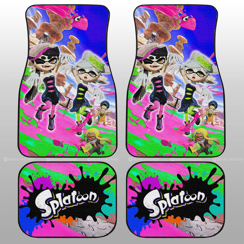 Squid Sisters Splatoon Car Floor Mats Custom Car Accessories